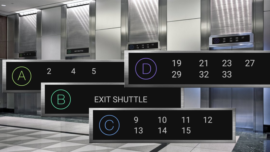 BuilT-In Landing Destination Indicator | Schindler Lifts Singapore